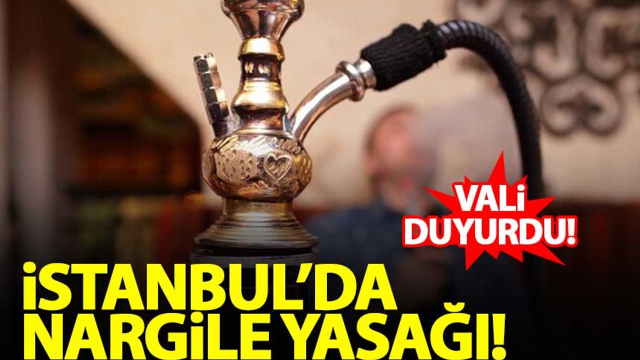 İstanbul'da nargile yasağı - Habervakti, son dakika haber, haber, güncel haberler, gazeteler