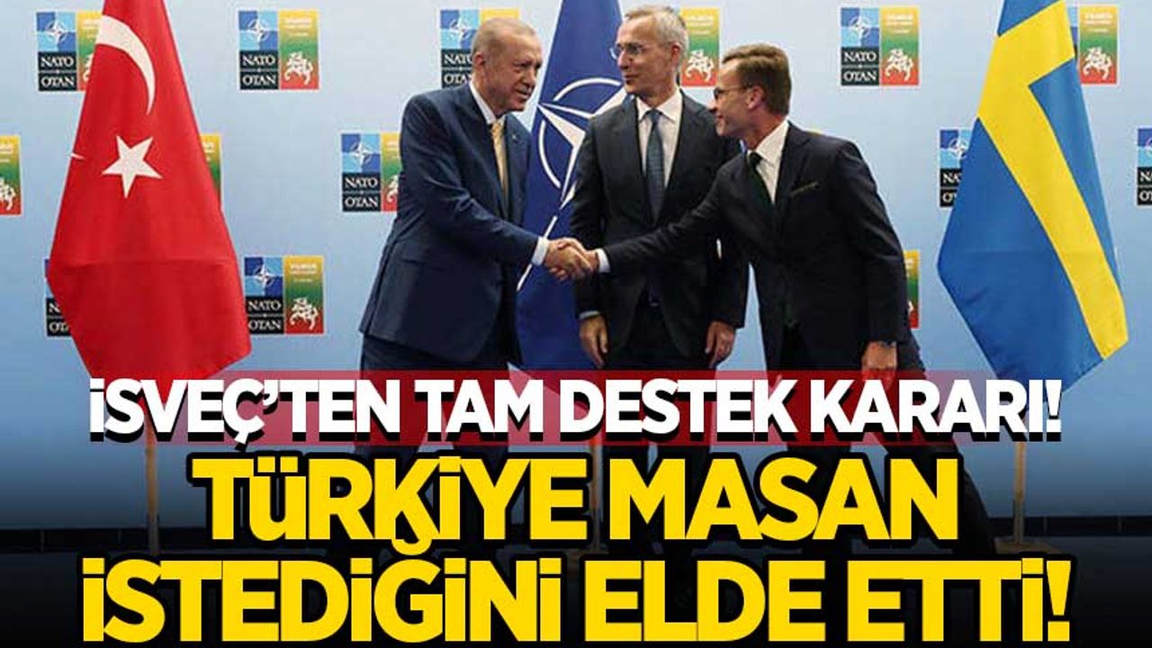 Üçlü zirvede alınan kararlar neler? İsveç Türkiye'ye tam desteğini ...