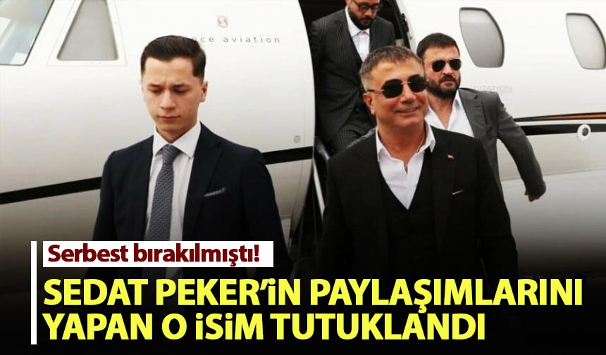 Sedat Peker'in paylaşımlarını yapan Emre Olur yeniden tutuklandı ...