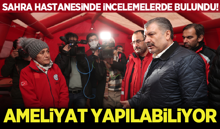 Bakan Koca: Sahra hastanelerinde ameliyat yapılabiliyor - Habervakti ...