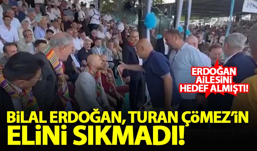 Bilal Erdoğan, Turan Çömez'in elini sıkmadı! - Habervakti, son dakika ...