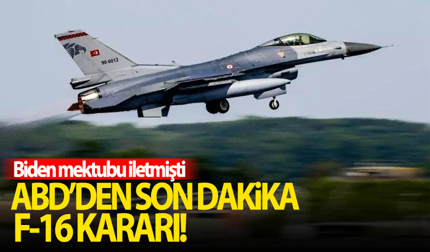 ABD'den son dakika F-16 kararı! - Habervakti, son dakika haber, haber, güncel haberler, gazeteler