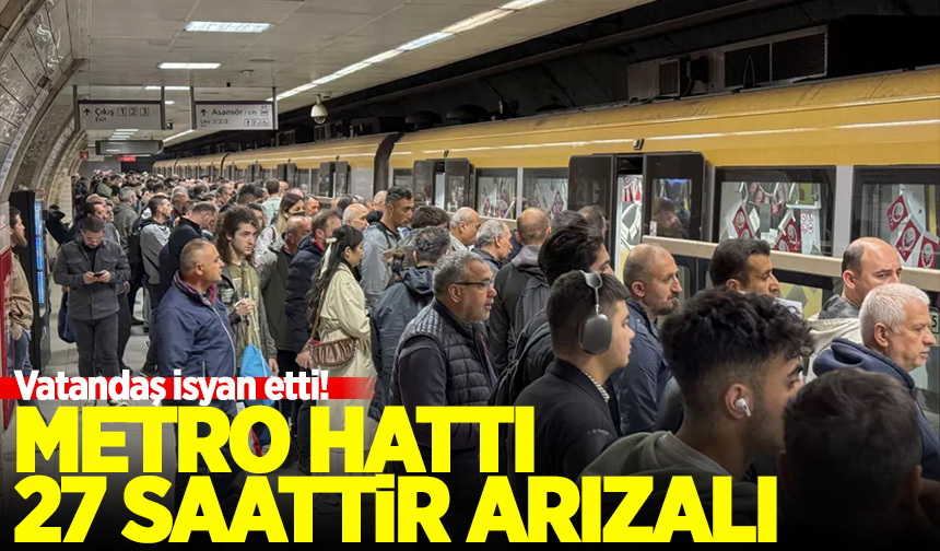 İstanbul'da Metro Hattındaki arıza 27 saattir giderilemedi - Habervakti ...