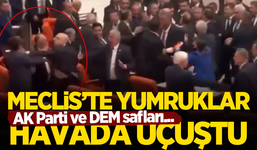 Meclis'te yumruklu kavga! Vekiller birbirine girdi - Habervakti, son dakika haber, haber, güncel ...