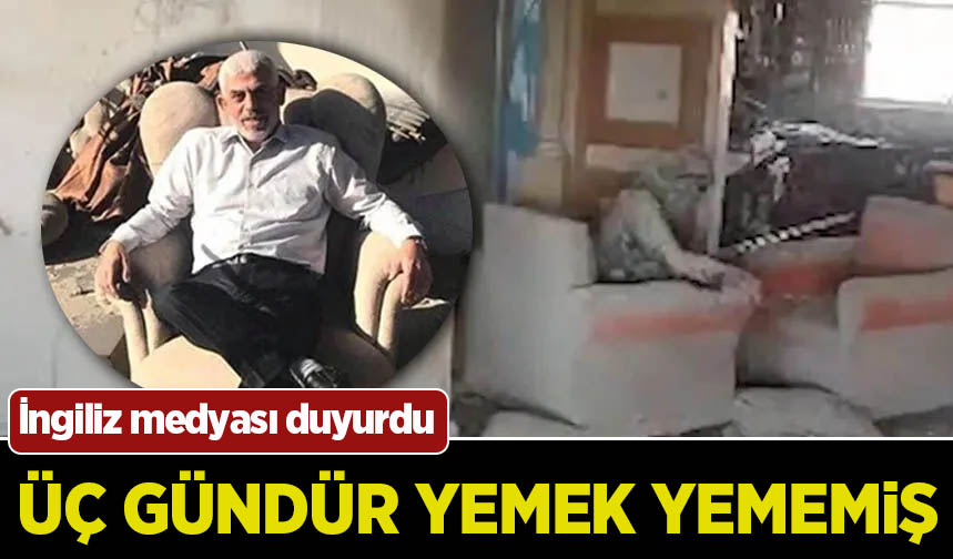 Hamas lideri Sinvar,şehit olduğu saldırıdan önce 3 gün boyunca hiçbir ...