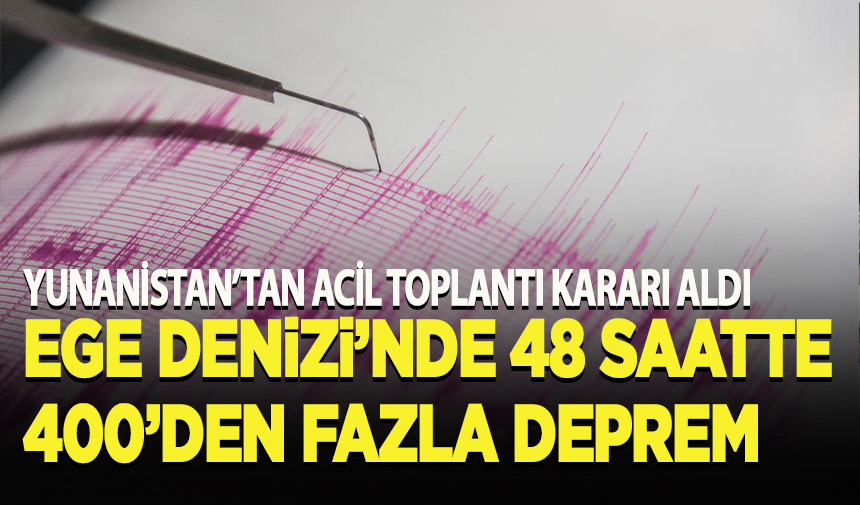 Ege Denizi'nde son 48 saatte 100'ün üzerinde deprem - Habervakti, son dakika haber, haber ...