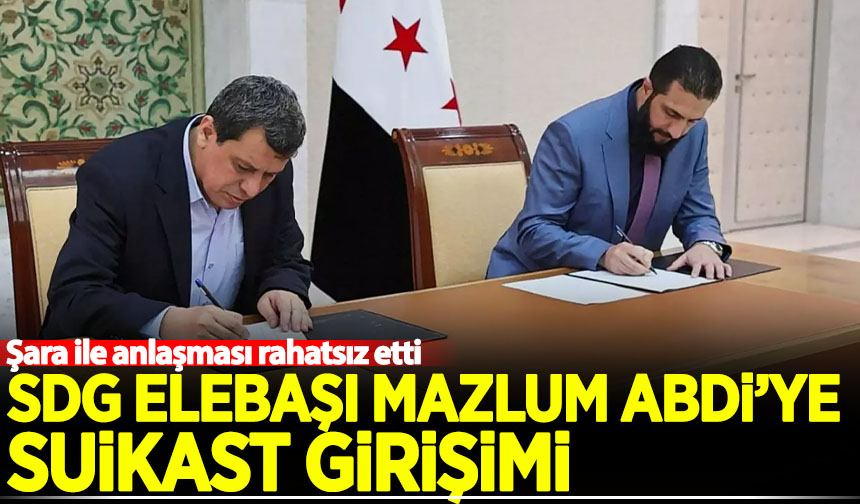 SDG elebaşı Mazlum Abdi'ye suikast girişimi! - Habervakti, son dakika ...